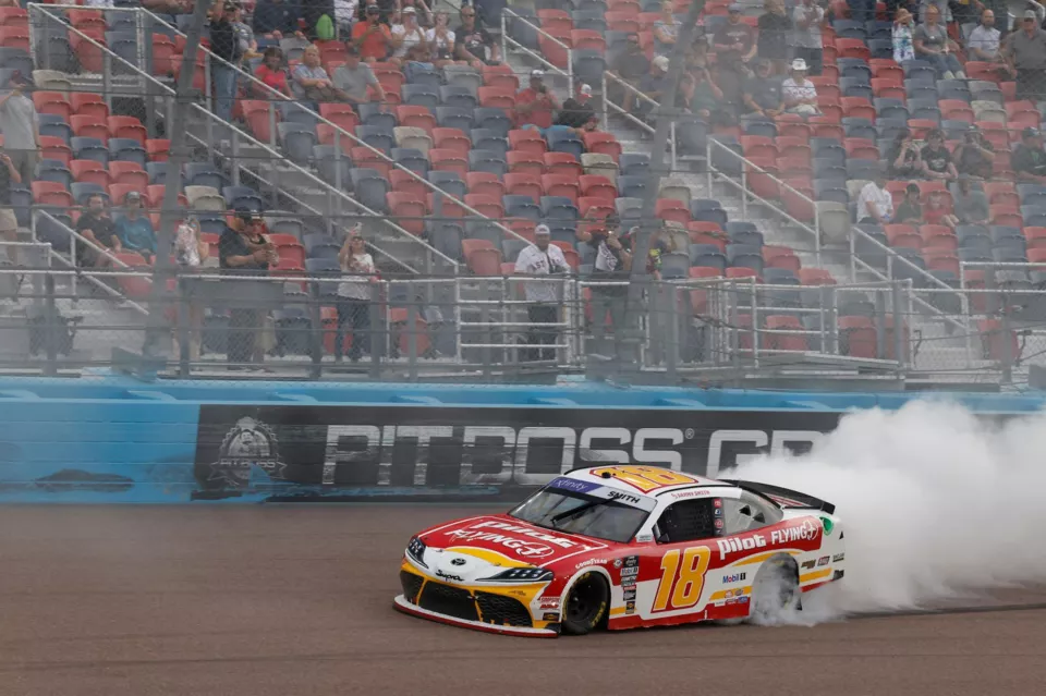 Sammy Smith earns first NASCAR victory