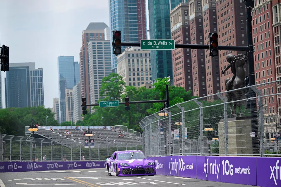 Toyota’s NASCAR teams battle back at first street race