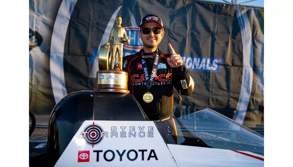 Torrence adds to Toyota’s recent Top Fuel domination
