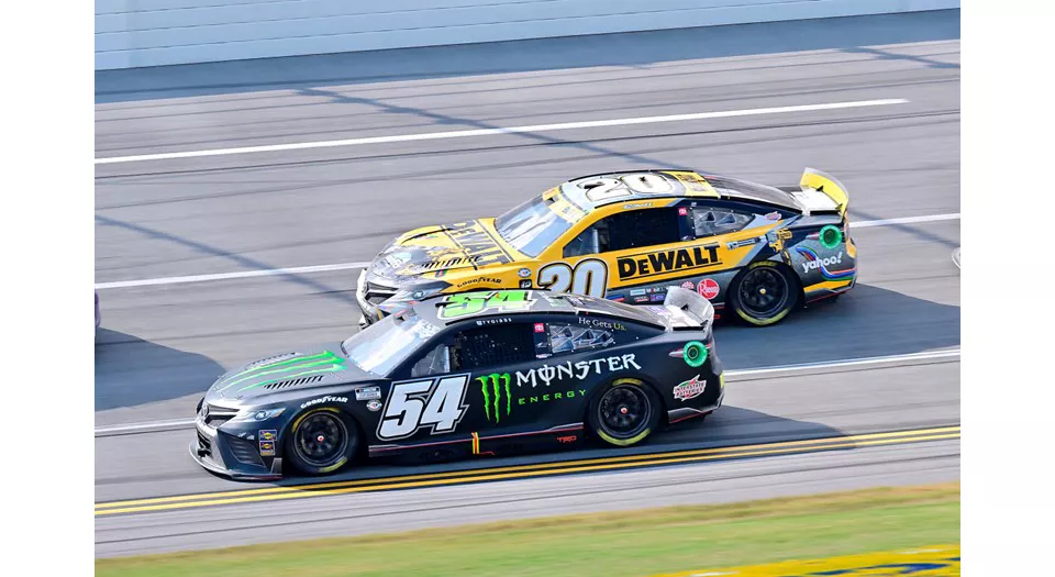 love earns his 10th victory, while team toyota has another strong race ...