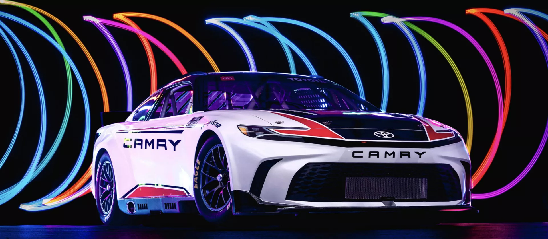 toyota unveils camry xse race car for 2024 nascar cup series season