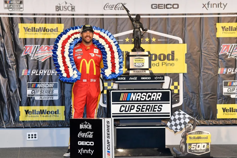 Team Toyota celebrates a successful Cup Series season