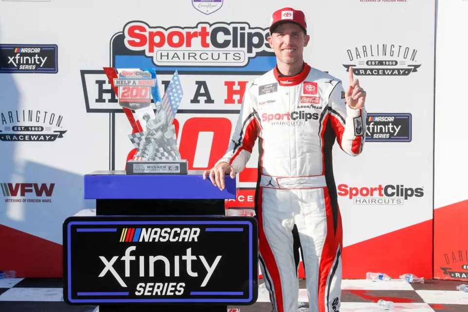 Denny Hamlin Wins Sixth Darlington Xfinity Series Race | Toyota Gazoo ...