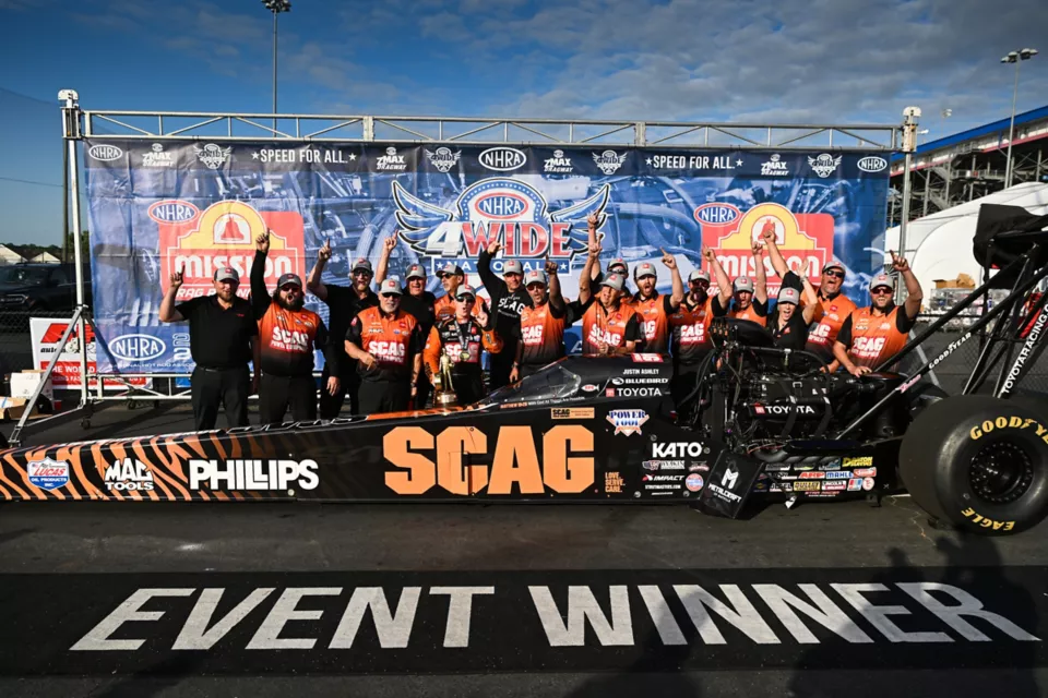 Justin Ashley Wins NHRA’s Charlotte Four-Wide Nationals | Toyota Racing
