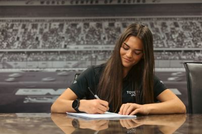 Jade Avedisian signs multi-year agreement with Toyota Racing Development