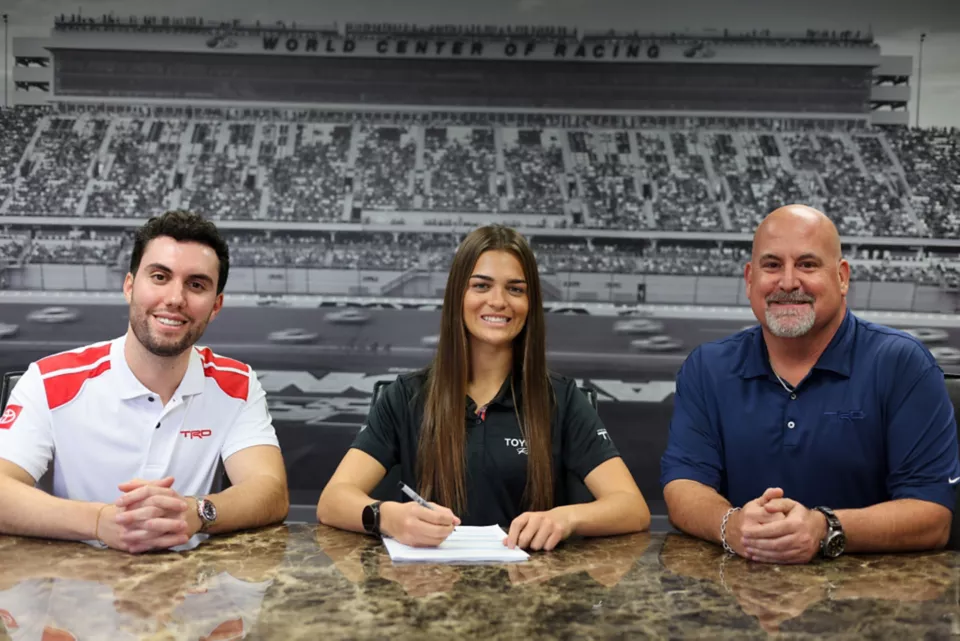 Jade Avedisian signs multi-year agreement with Toyota Racing Development