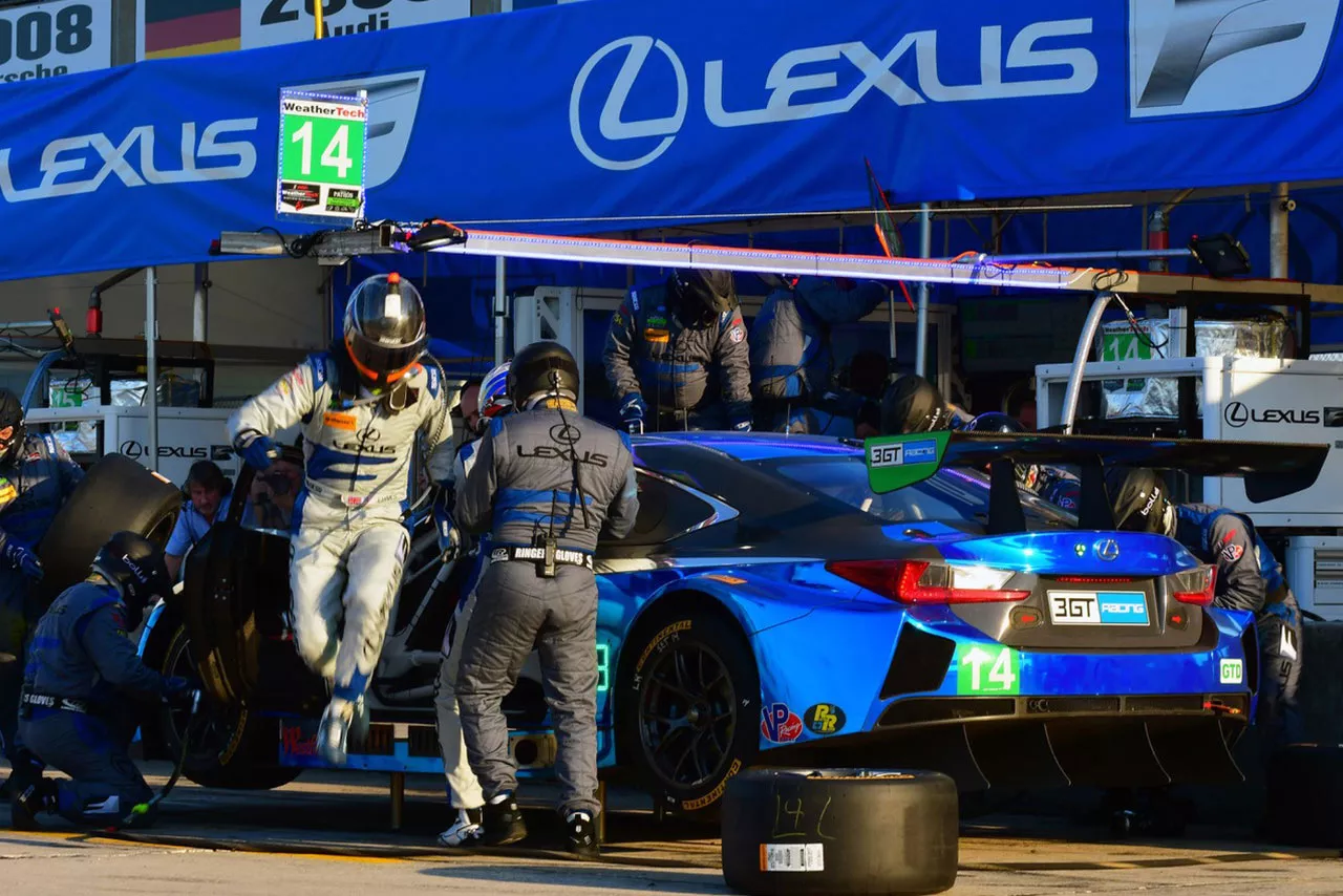 Ride Along with Lexus Racing for a Pit Stop and Driver Swap in the RC F ...