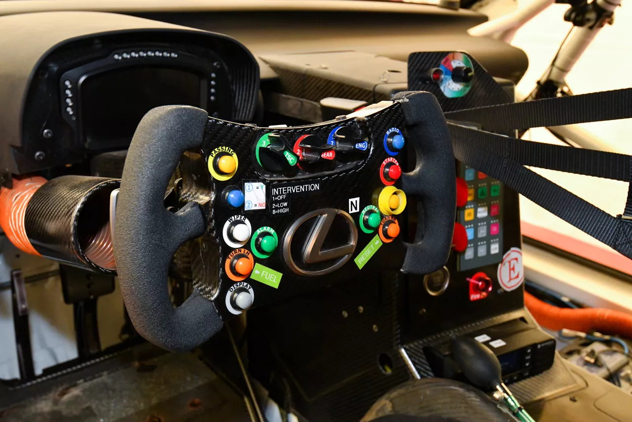 Tech Talk-RC F GT3 Steering Wheel | Lexus Motorsports