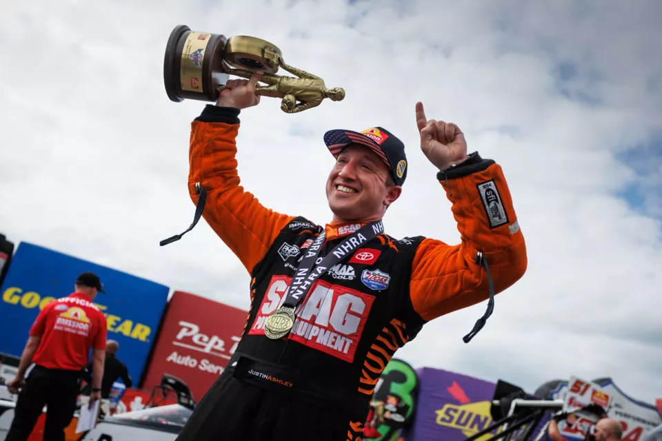 Justin Ashley Wins NHRA’s Charlotte Four-Wide Nationals | Toyota Racing